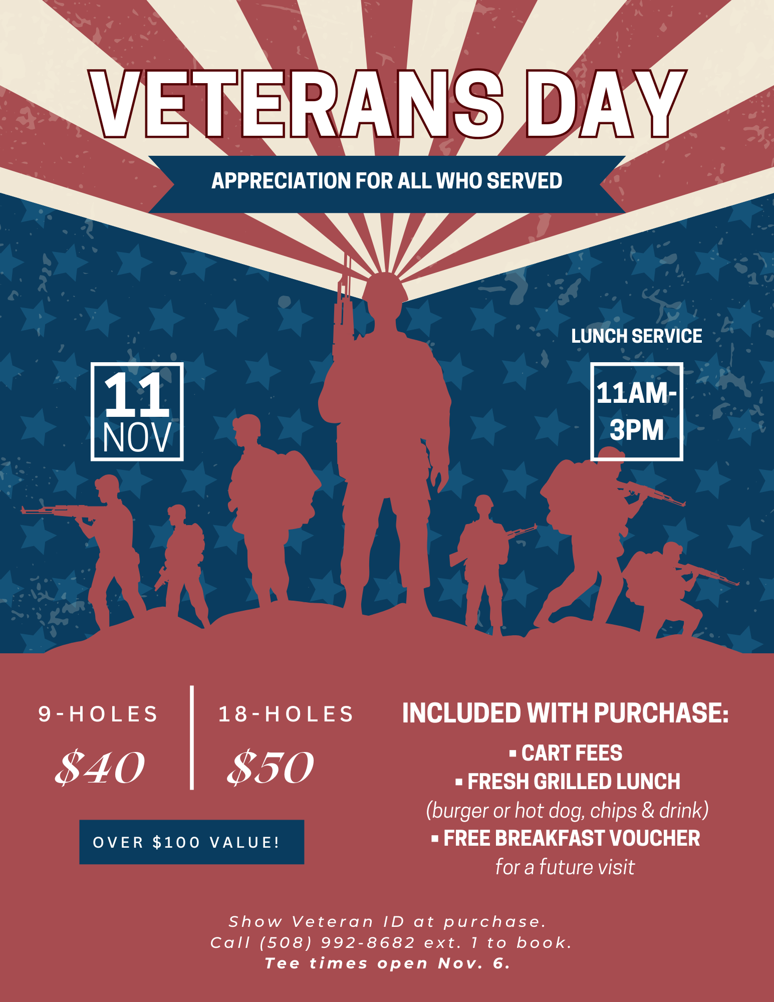 Veterans Day Golf & Grill – Allendale Country Club